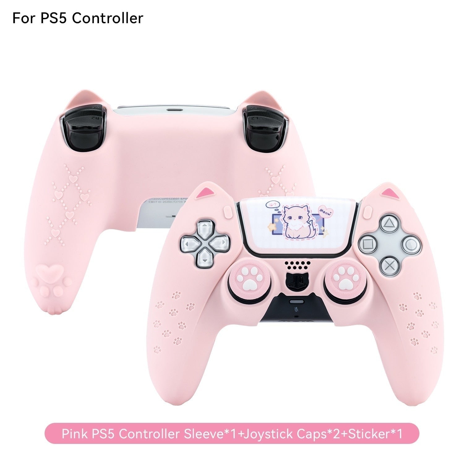 Pink Neko PS5 & Switch Controller Covers – Kawaii Babe