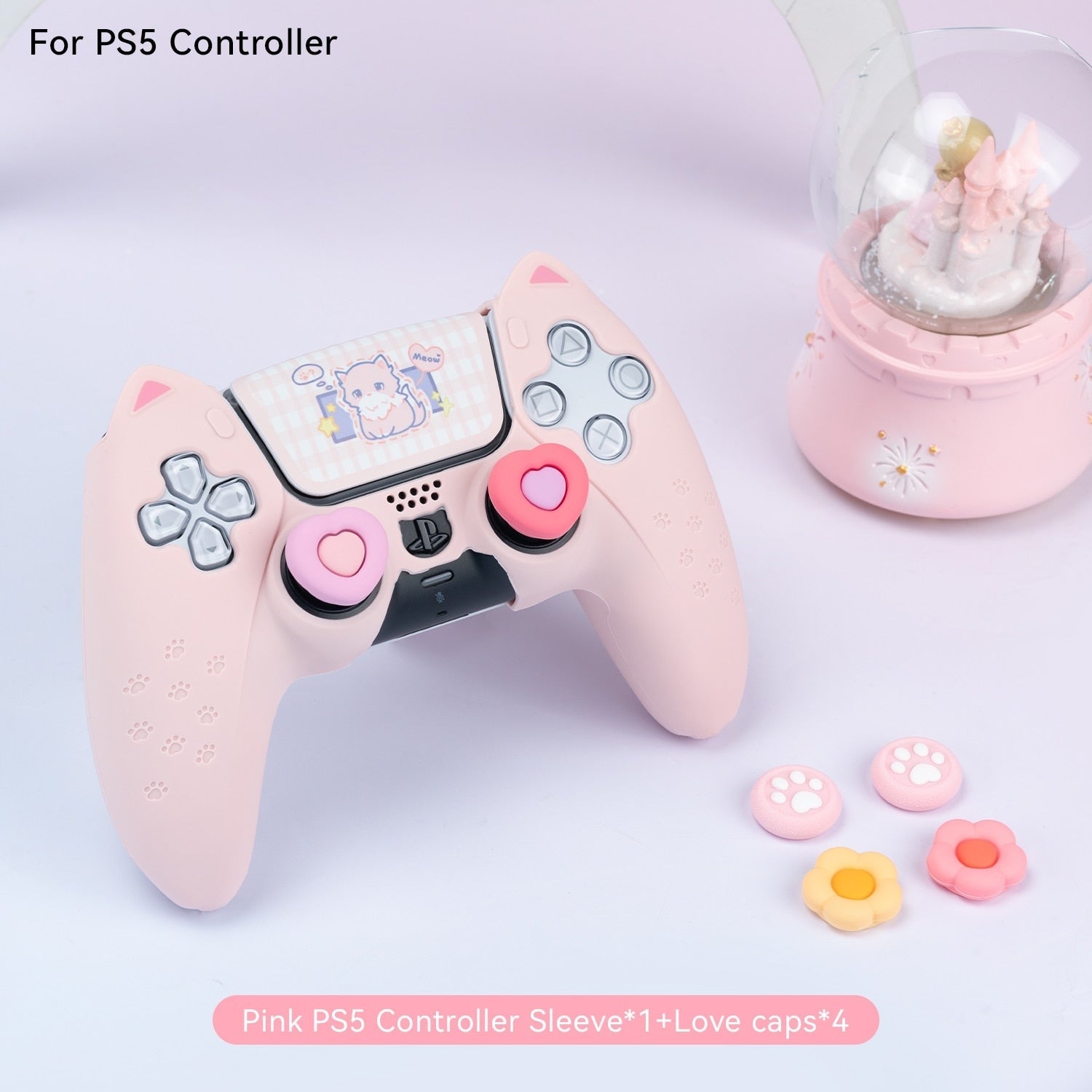 Pink Neko PS5 & Switch Controller Covers – Kawaii Babe