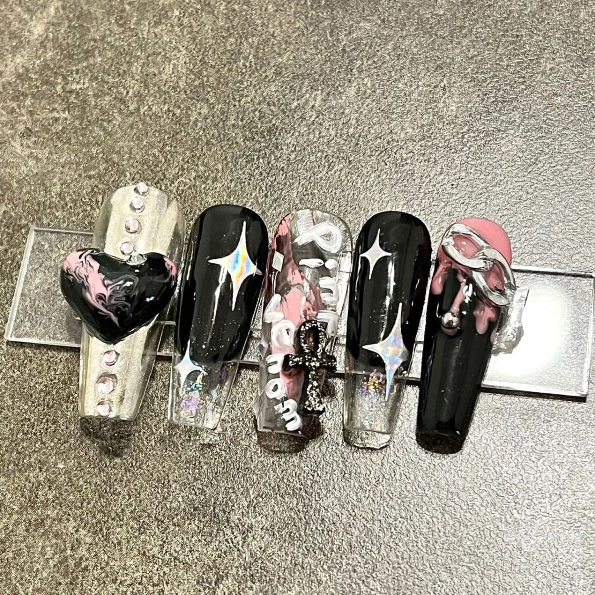 Princess Deco Glam Press On Fake Nails | Kawaii Babe