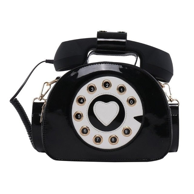 3D Rotary Telephone Handbag Purse Kawaii Cute | Kawaii Babe