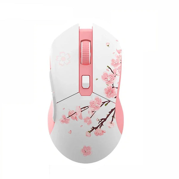 Pink Sakura Cherry Blossom Wireless Gaming Mouse | Kawaii Babe