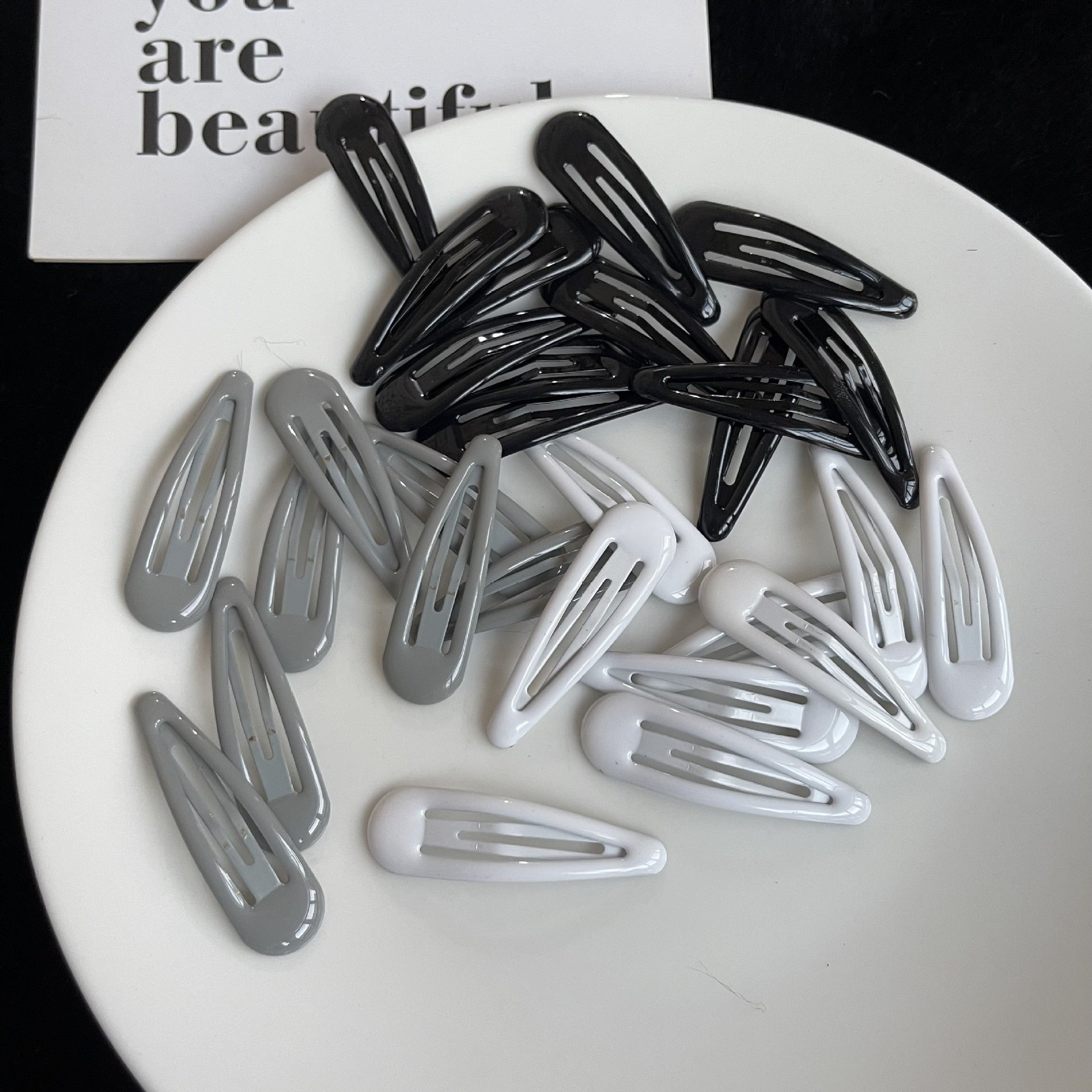 Pastel Chrome & Sparkle Starry Star Hair Barrettes Clips | Kawaii Babe