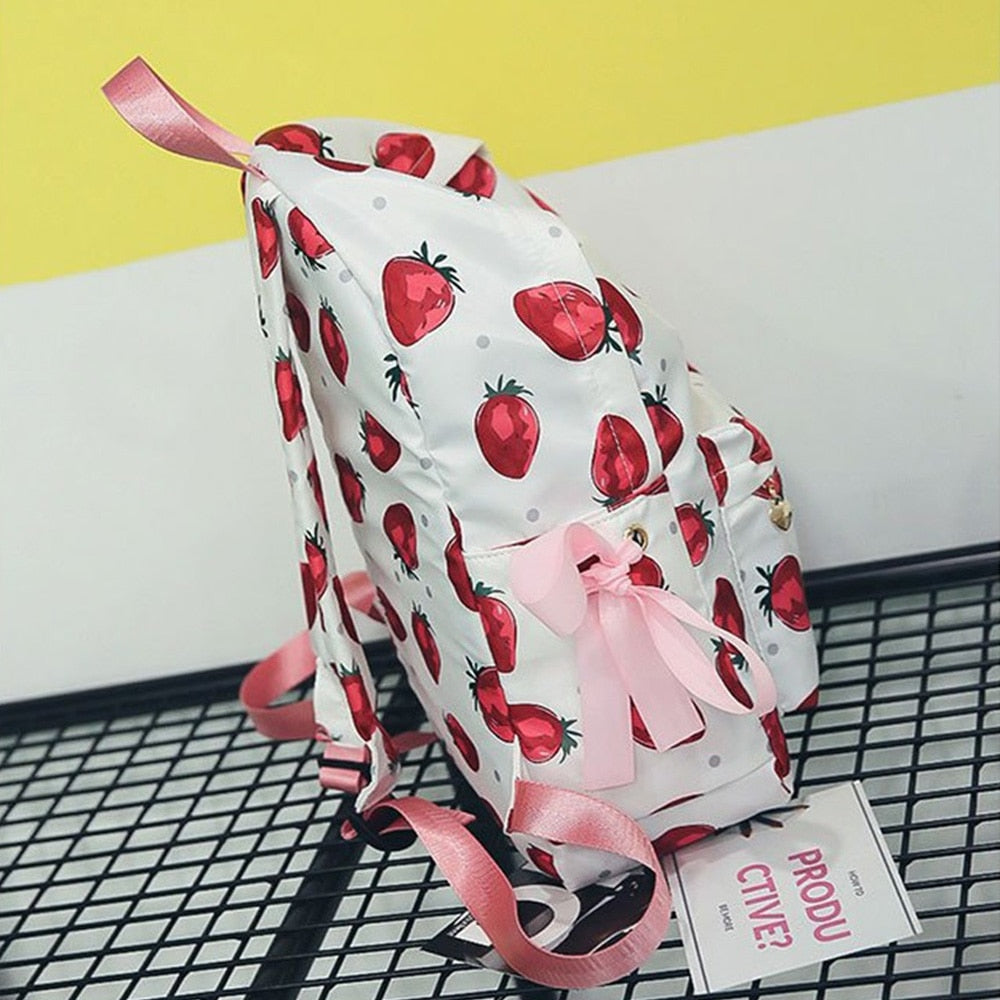 Harajuku Strawberry Backpack Pastel Tumblr Aesthetic | Kawaii Babe