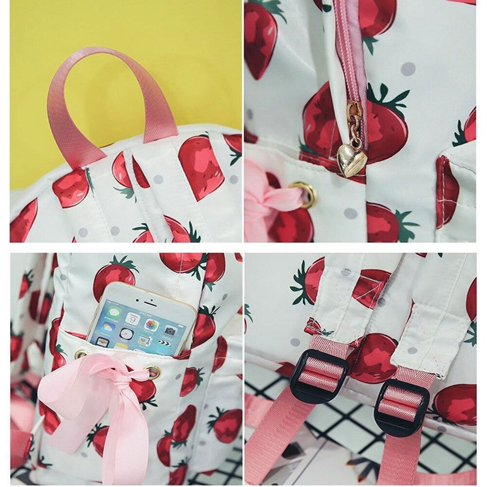 Harajuku Strawberry Backpack Pastel Tumblr Aesthetic | Kawaii Babe