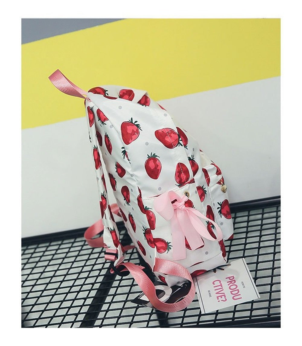 Harajuku Strawberry Backpack Pastel Tumblr Aesthetic | Kawaii Babe