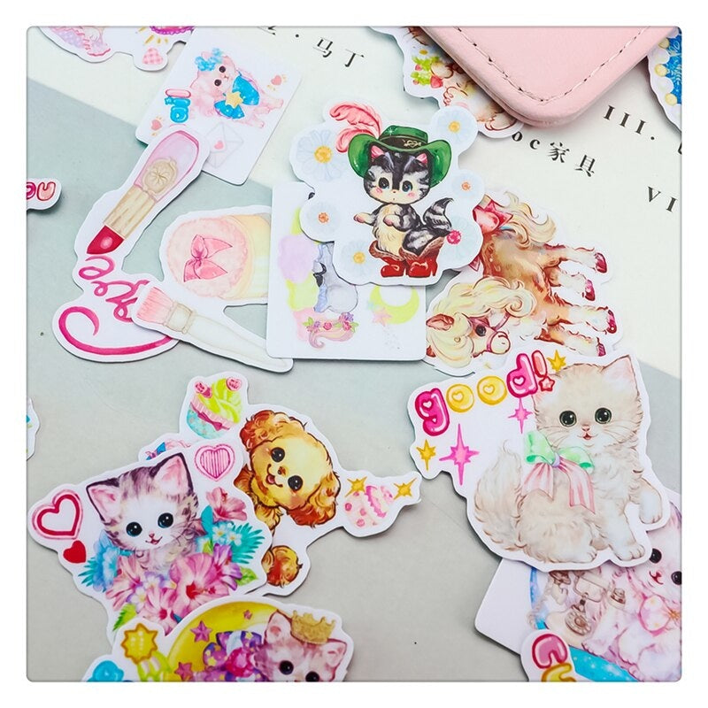 Vintage Animal Sticker Collection – Kawaii Babe