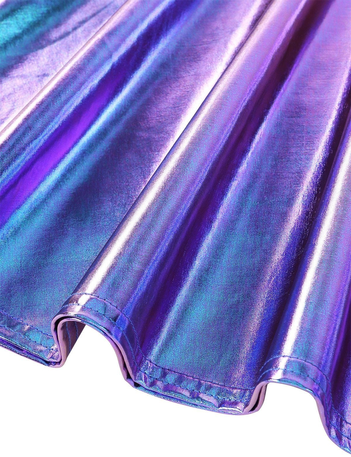 Vinyl Princess Overall Dress Suspenders Holographic | Kawaii Babe