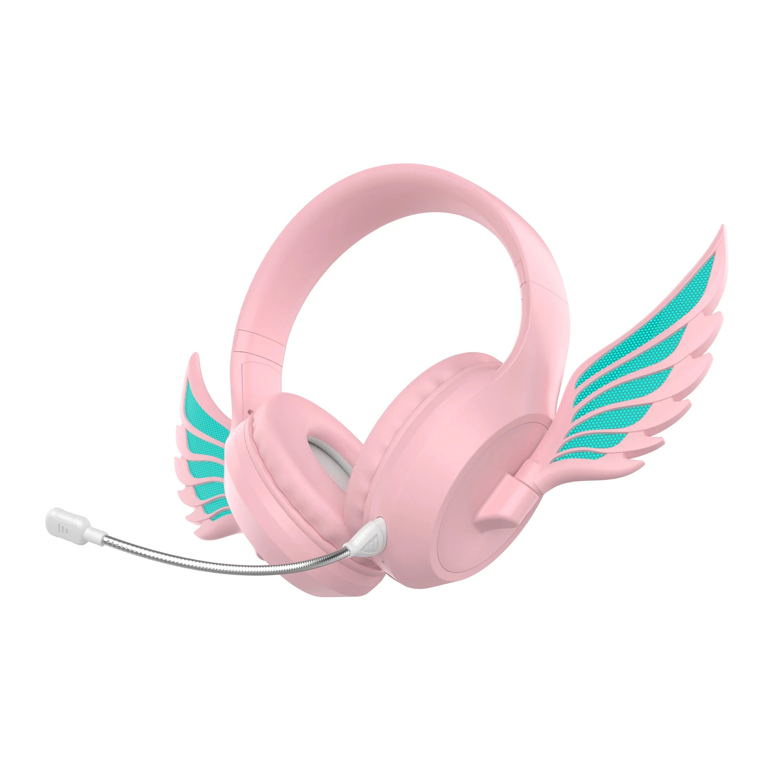 Winged LED Anime Angel Wireless Headphones & Microphone – Kawaii Babe