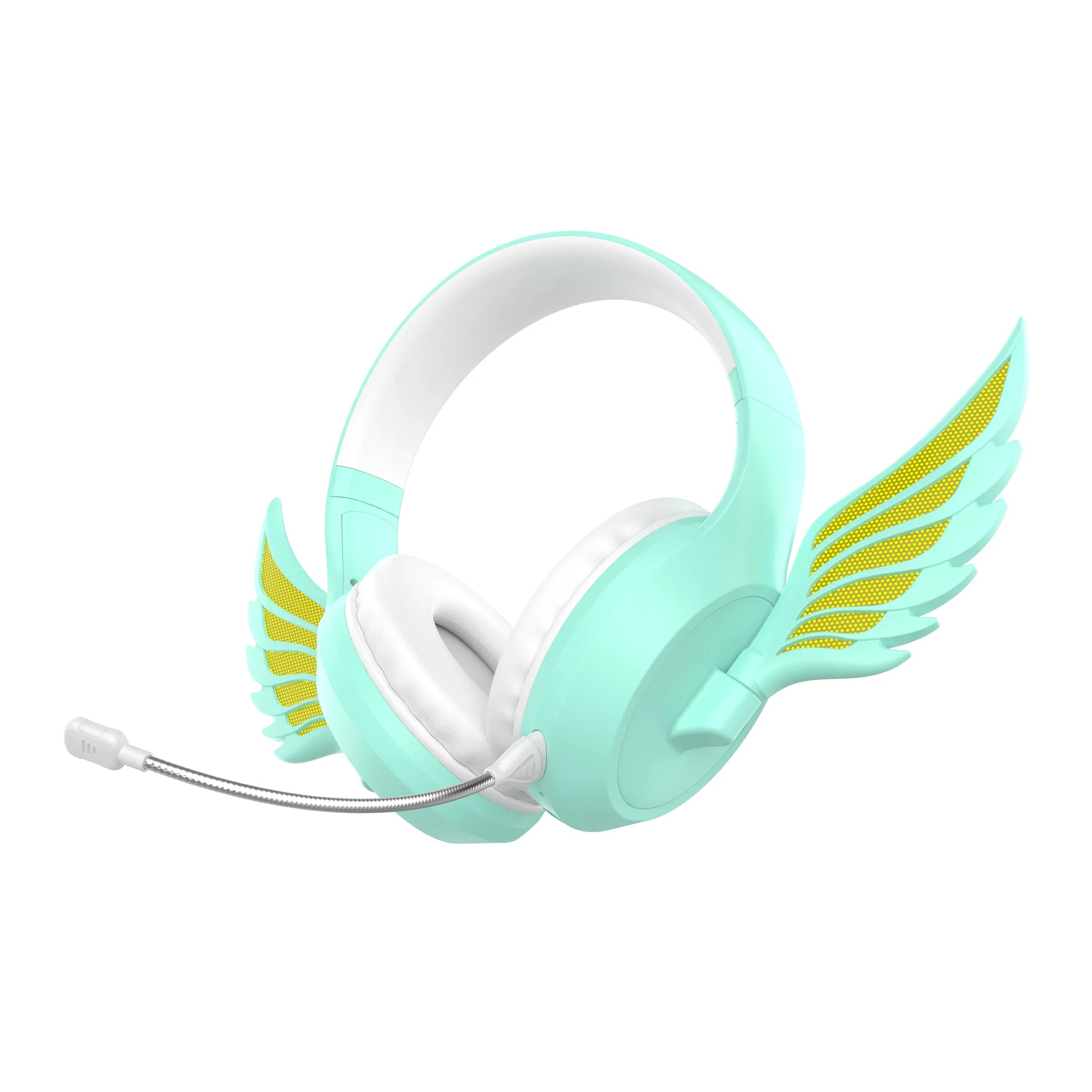Winged LED Anime Angel Wireless Headphones & Microphone – Kawaii Babe