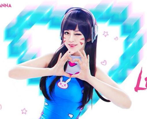 Overwatch DVA Bodysuit Cosplay Swimsuit Swim Wear Anime | Kawaii Babe