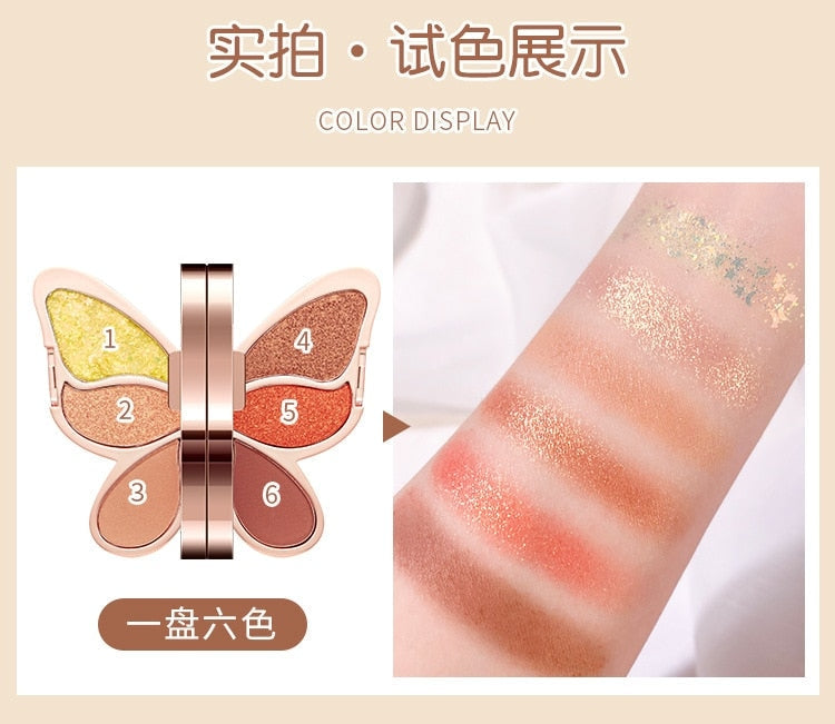 Angelic Butterfly Eyeshadow Palette Makeup Wing Kawaii Babe