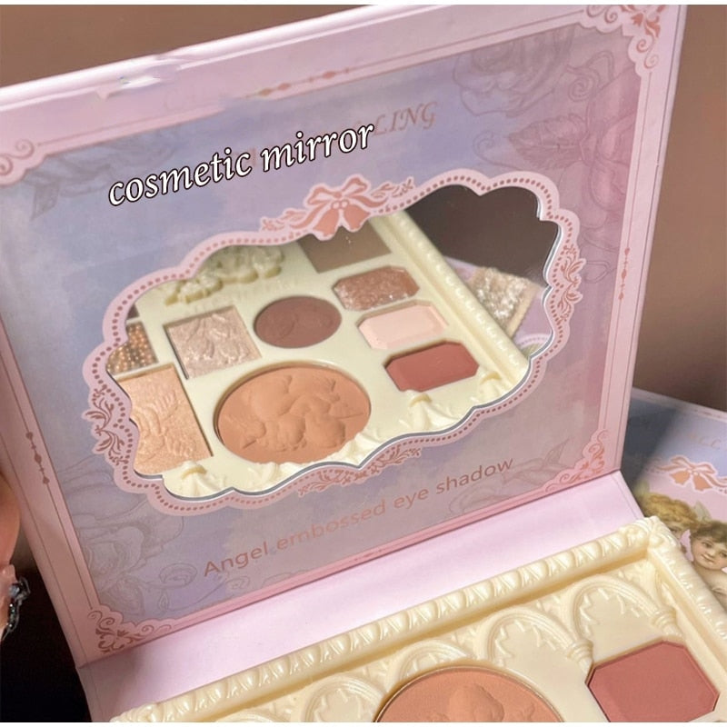 Angelic Symphony Eyeshadow Palette Make Up Blush Contour Kawaii – Kawaii Babe