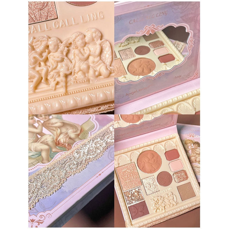 Angelic Symphony Eyeshadow Palette Make Up Blush Contour Kawaii ...