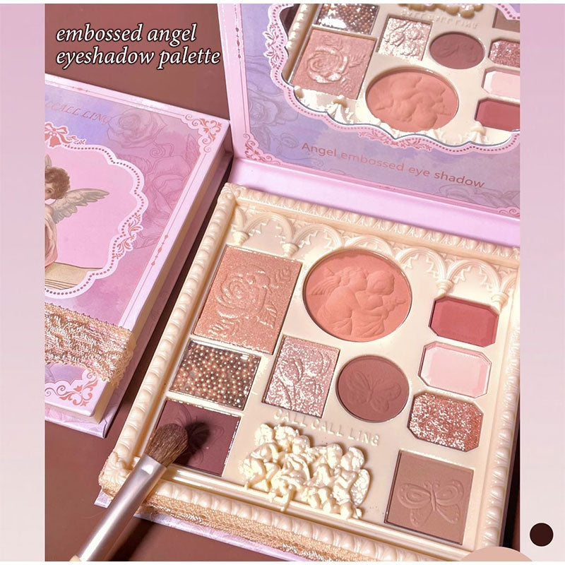 Angelic Symphony Eyeshadow Palette Make Up Blush Contour Kawaii ...
