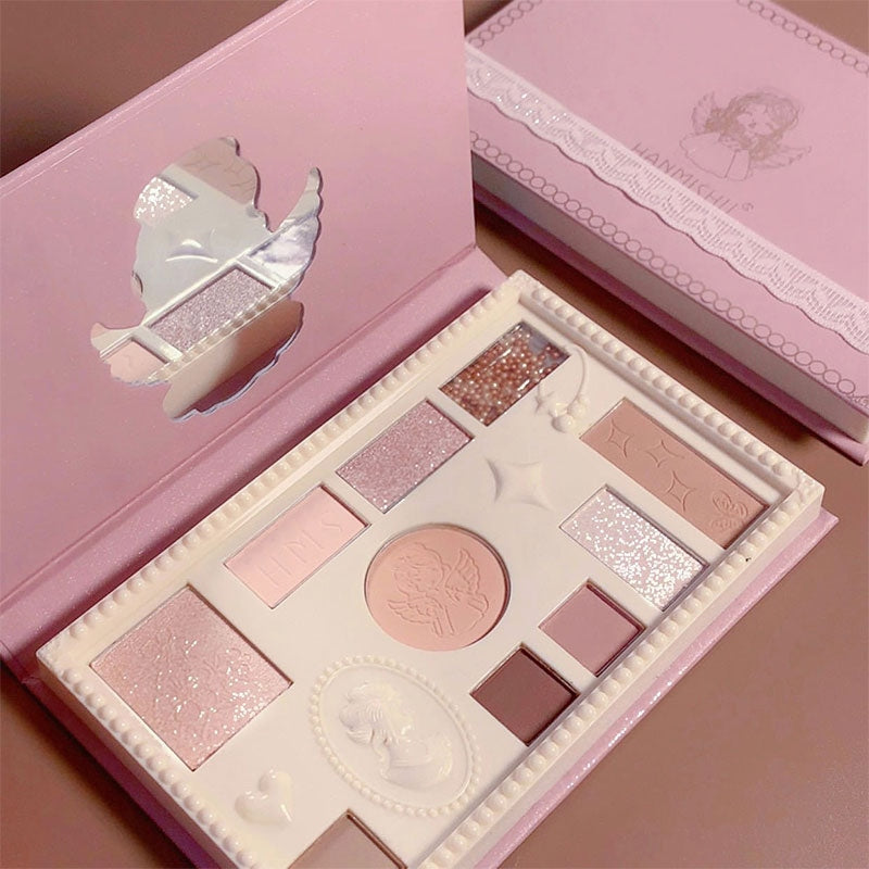 Angelic Symphony Eyeshadow Palette Make Up Blush Contour Kawaii ...