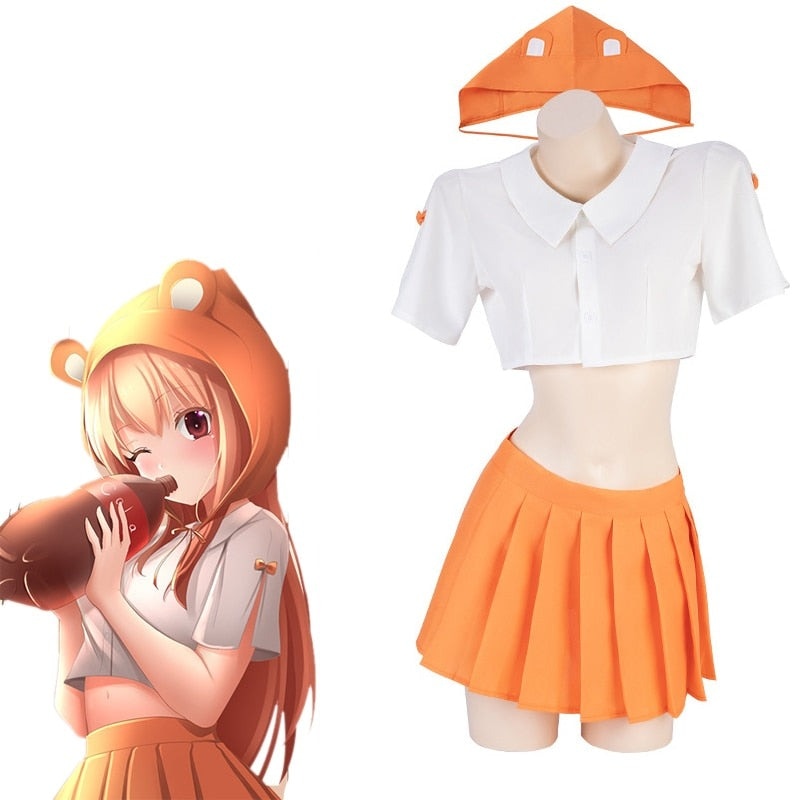 Baby Bear Student Cosplay Costume Outfit Hoodie Kawaii Babe