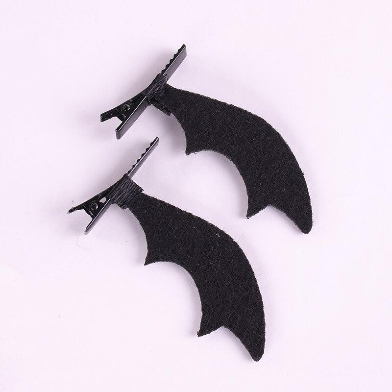 Bat Wing Headband & Clips Angel Devil Halloween Cute Kawaii Babe