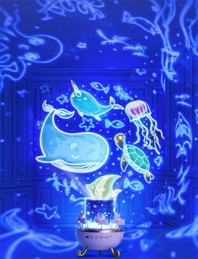 Bunny Carousel Projector Night Light – Kawaii Babe