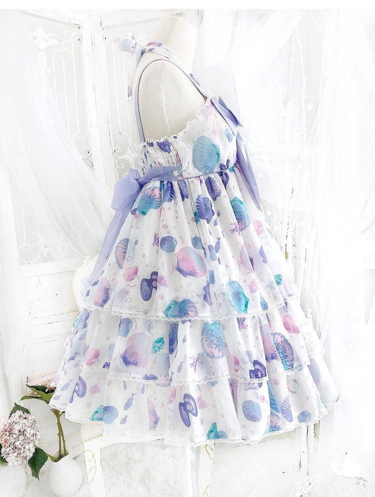 Mermaid Sea Shell Fairy Kei Sweet Lolita JSK Dress | Kawaii Babe