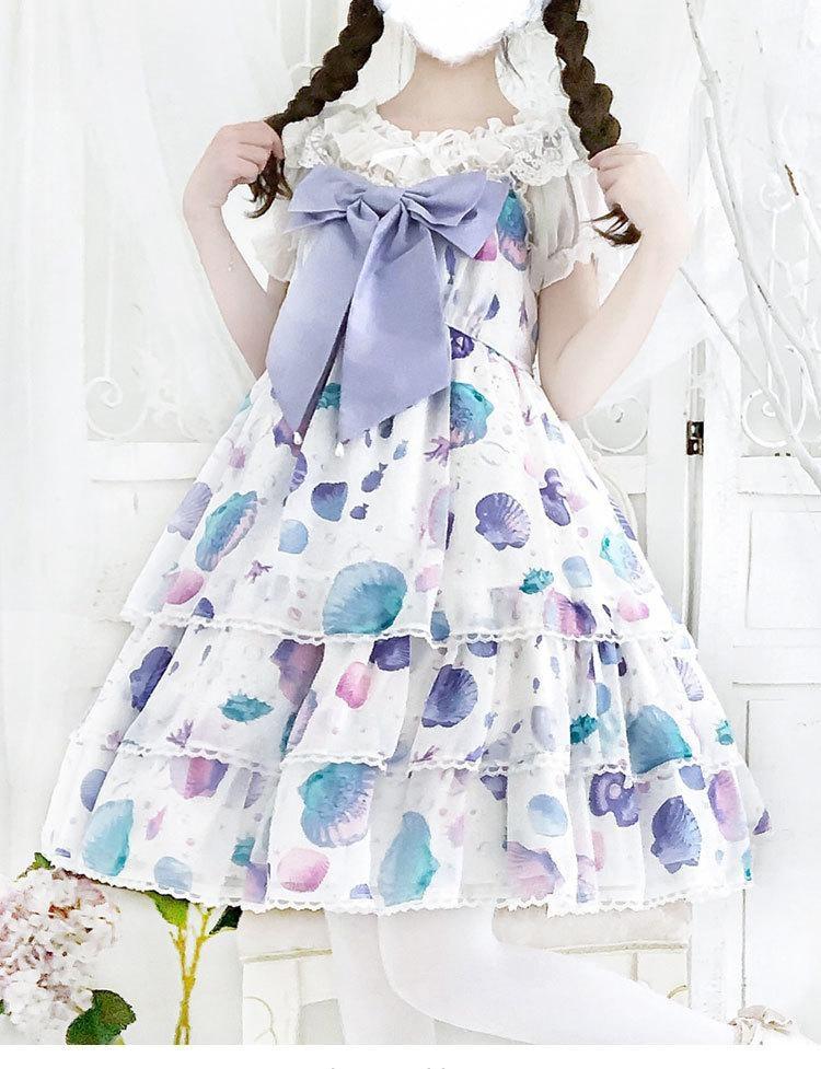 Mermaid Sea Shell Fairy Kei Sweet Lolita JSK Dress | Kawaii Babe