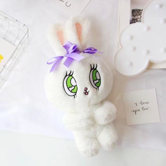 Fluffy Kawaii Bunny Rabbit Plush Stuffed Animal Toy by Kawaii Babe