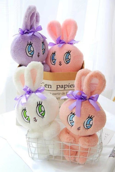 Fluffy Kawaii Bunny Rabbit Plush Stuffed Animal Toy by Kawaii Babe