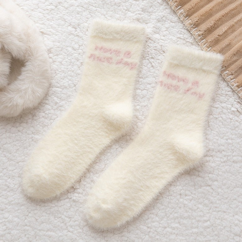 Fuzzy Berry Socks – Kawaii Babe