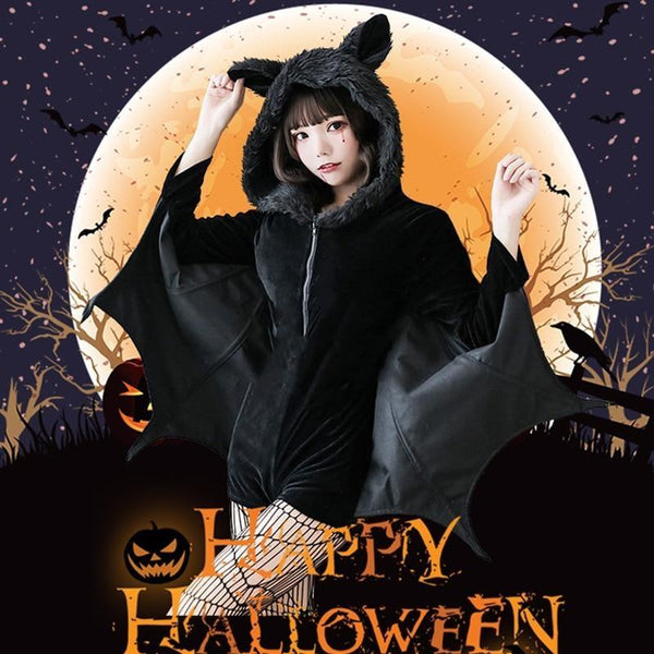 Furry Fuzzy Bat Wing Halloween Costume – Kawaii Babe