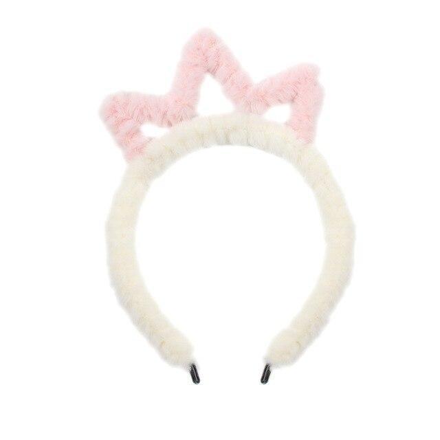 Fuzzy Animal Ear Headbands Hair Band Accessory Petplay Kawaii Babe