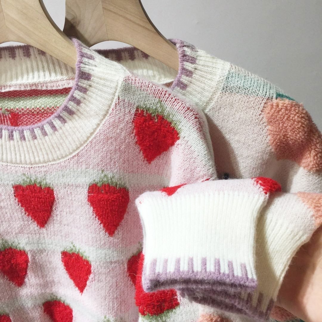 Fuzzy Peaches Furry Fuzzy Sweater Sweatshirt Kawaii | Kawaii Babe