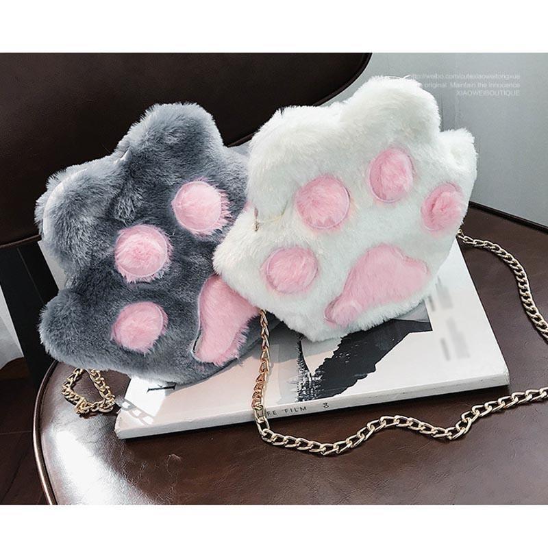 Kitten Paw Purse Shoulder Handbag Bag Kawaii Furry | Kawaii Babe