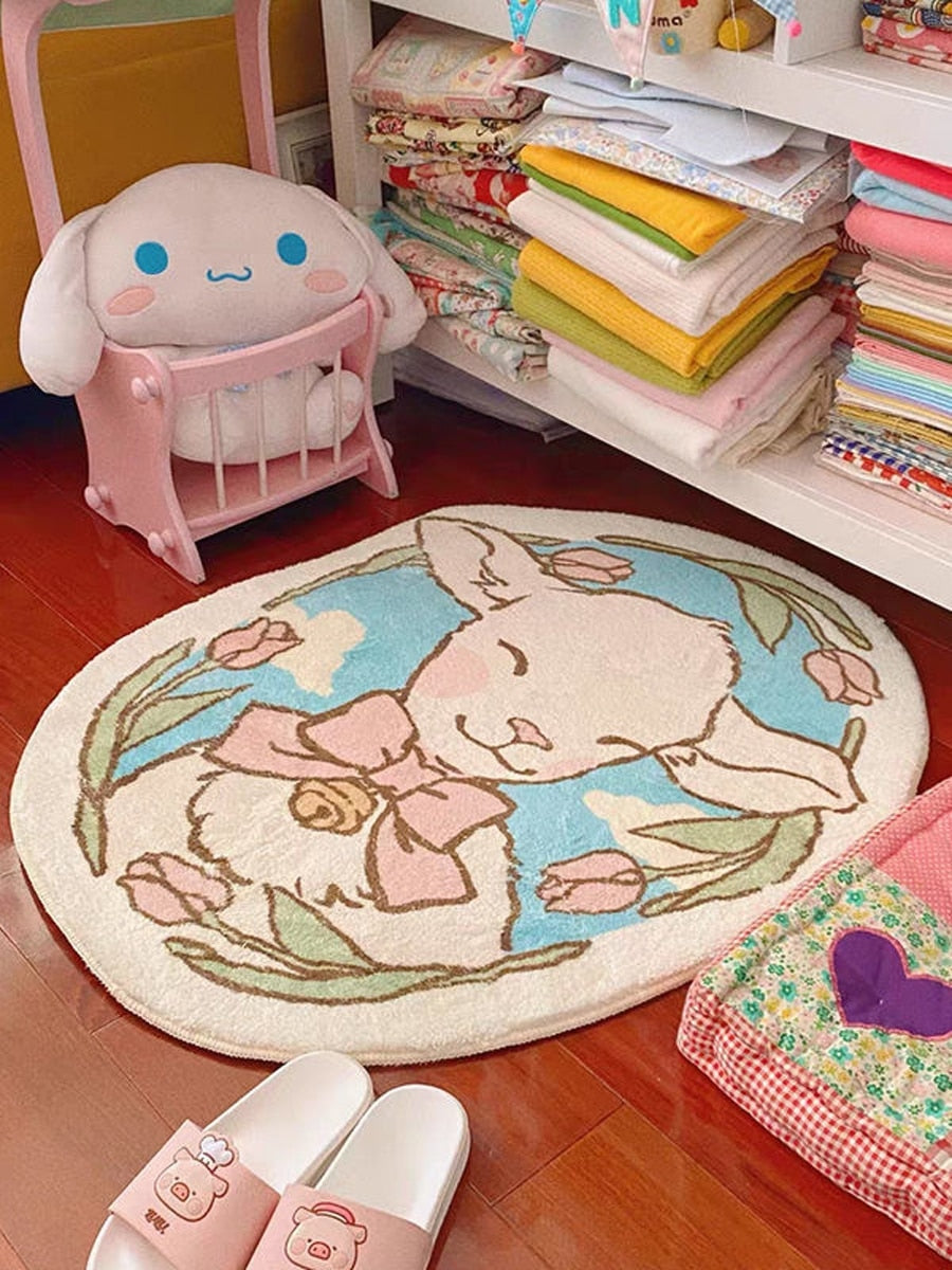 Little Lamb Floor Mat Doormat Rug Sheep Deer Kawaii Babe
