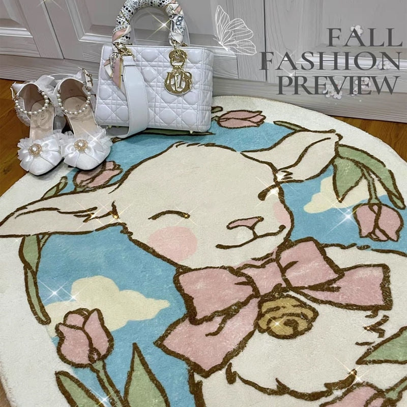 Little Lamb Floor Mat Doormat Rug Sheep Deer Kawaii Babe