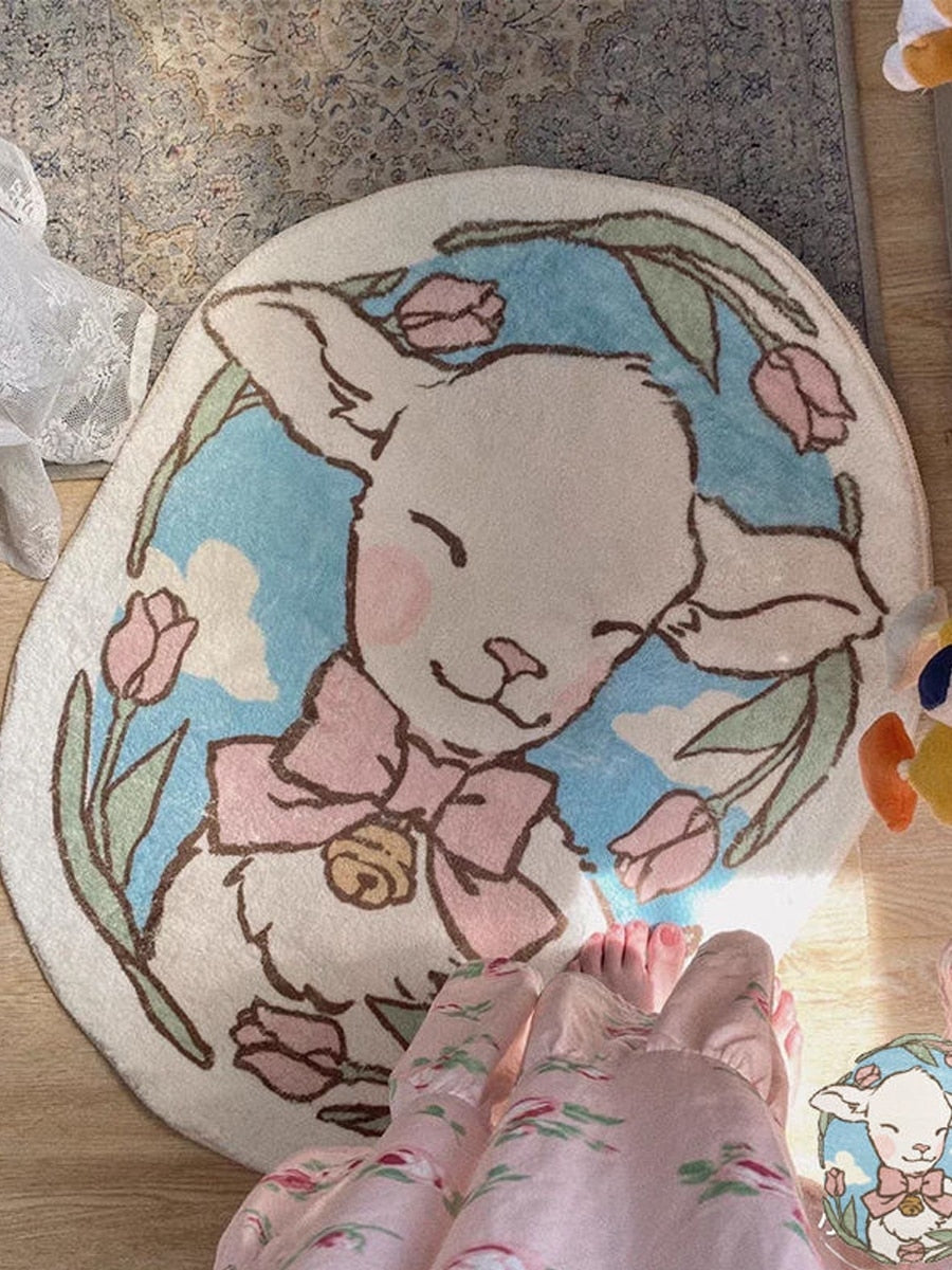 Little Lamb Floor Mat Doormat Rug Sheep Deer Kawaii Babe