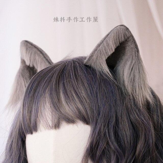 Luxury Realistic Neko Cat Ear Fox Ears Clip In Kawaii Babe