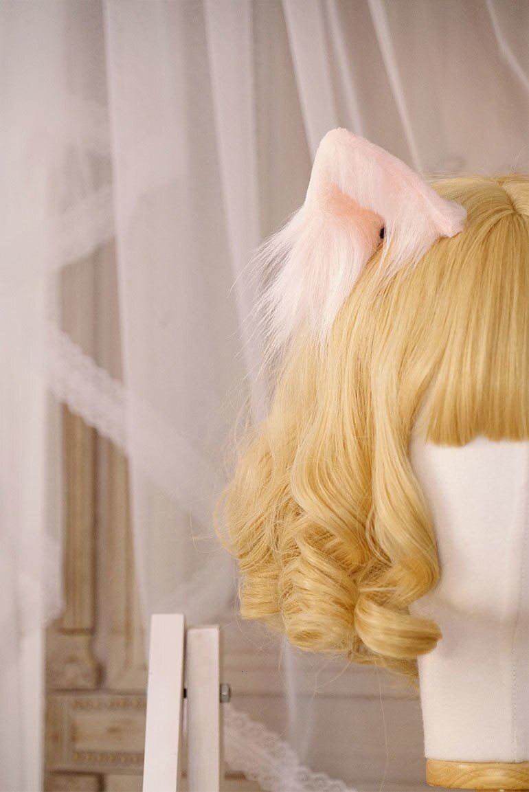 Luxury Realistic Neko Cat Ear Fox Ears Clip In Kawaii Babe