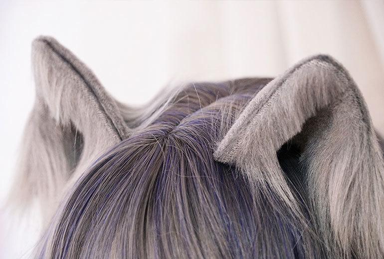 Luxury Realistic Neko Cat Ear Fox Ears Clip In Kawaii Babe