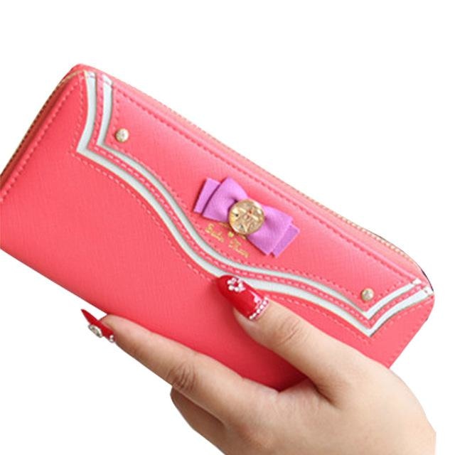 School Girl Zippered Clutch Wallet Magical Girl Mahou | Kawaii Babe