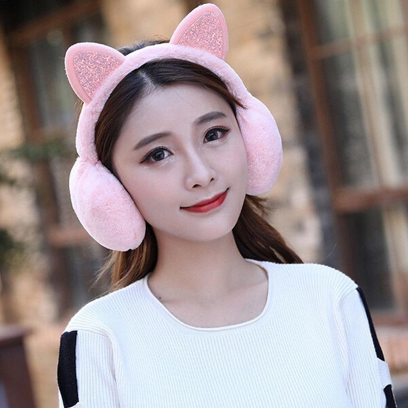 Neko Cat Ear Muffs Earmuffs Winter Cold Headband | Kawaii Babe