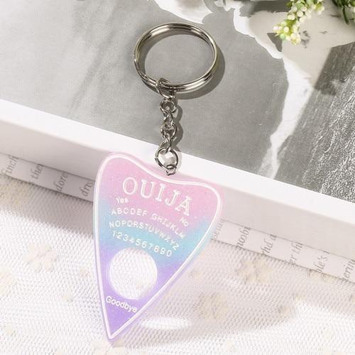 Pastel Ouija Goth Keychain Creepy Cute Dark Occult | Kawaii Babe