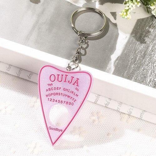 Pastel Ouija Goth Keychain Creepy Cute Dark Occult | Kawaii Babe