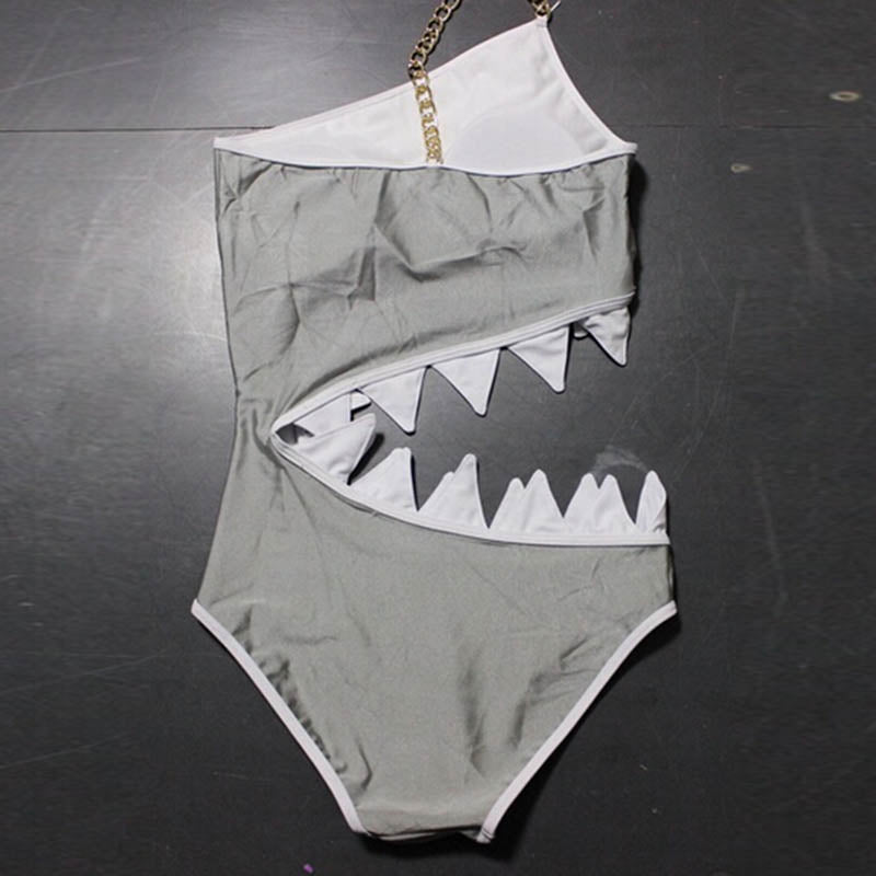 Shark Jaws Teeth Swimsuit One Piece Bathing Suit Bikini | Kawaii Babe