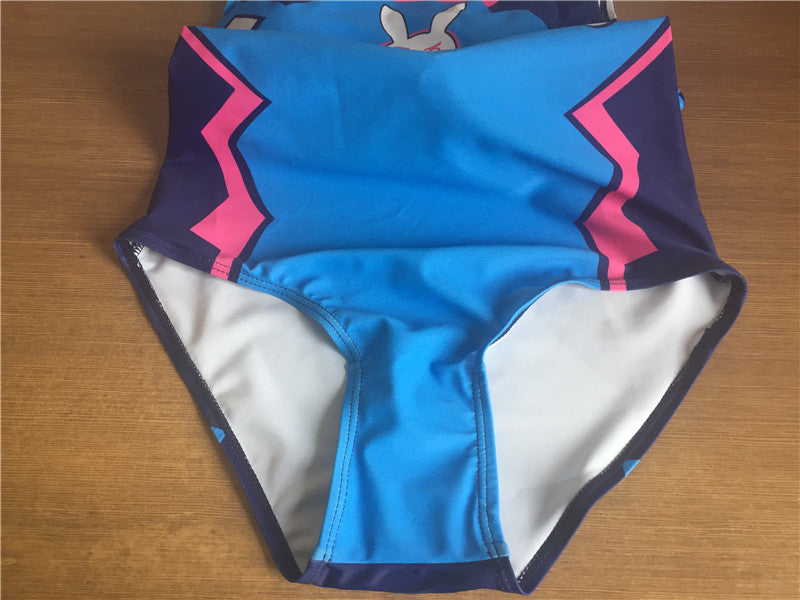 Overwatch DVA Bodysuit Cosplay Swimsuit Swim Wear Anime | Kawaii Babe