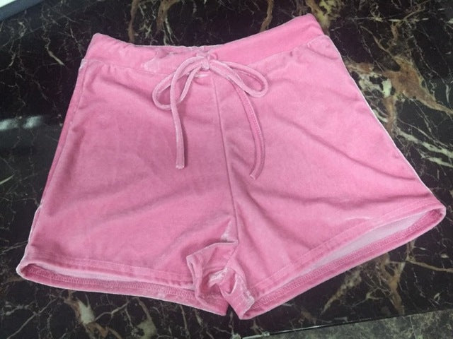 Kawaii Pink Vevet Velour Shorts – Kawaii Babe