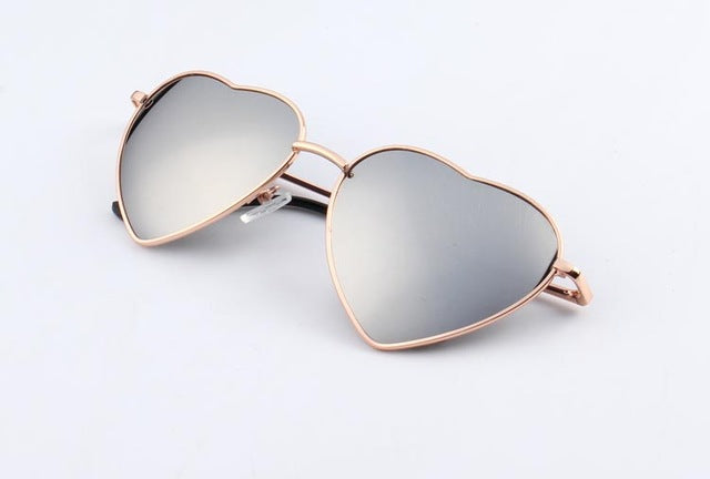 Heart Shaped Sunglasses Sun Shades Ombre Holographic | Kawaii Babe