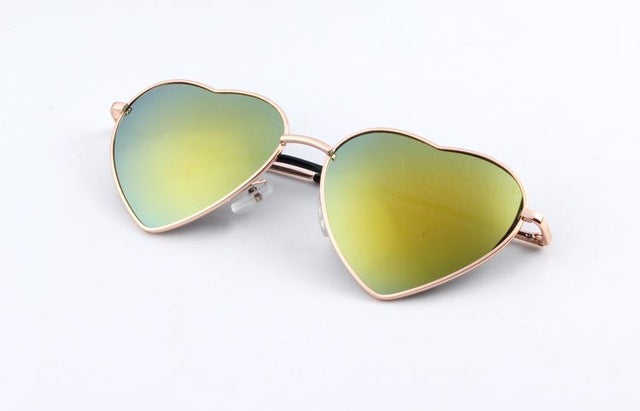 Heart Shaped Sunglasses Sun Shades Ombre Holographic | Kawaii Babe