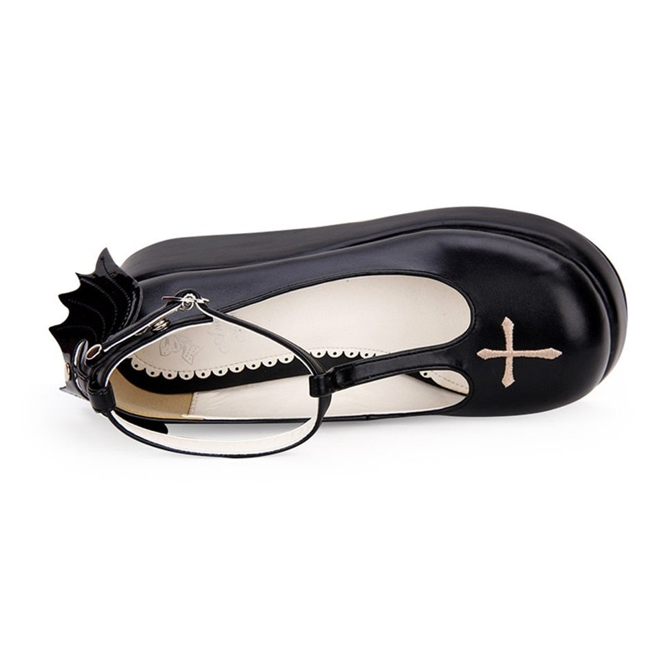 Bat Wing Demon Boots Black Gothic Demonia Goth Fashion | Kawaii Babe