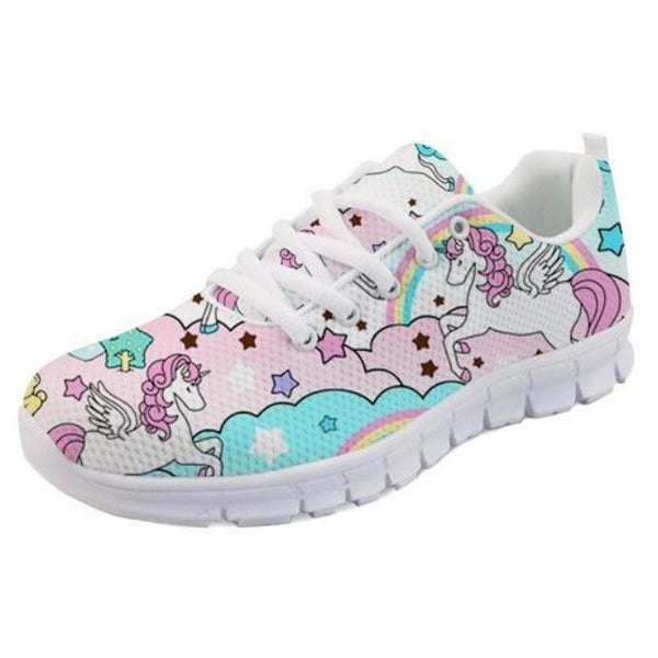 Cute Unicorn Running Shoes Sneakers Athletic Runners | Kawaii Babe